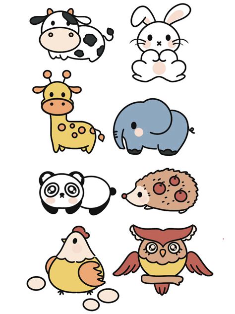 How To Draw Cartoon Animals Cute