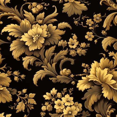 Premium Ai Image Timeless Victorian Wallpaper Textures Seamless Pattern For Design And