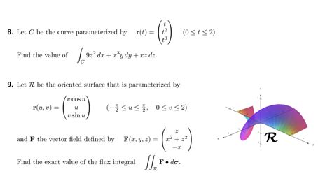 solved alet c ﻿be the curve parameterized by