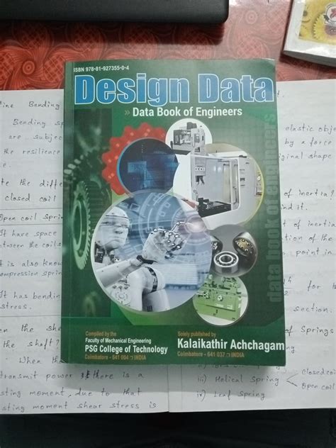 Buy Psg Design Data Handbook Data Book Of Engineers New Updated