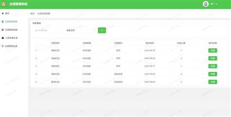 基于springboot vue社团管理系统 java 社团 源码 数据库 文档 已