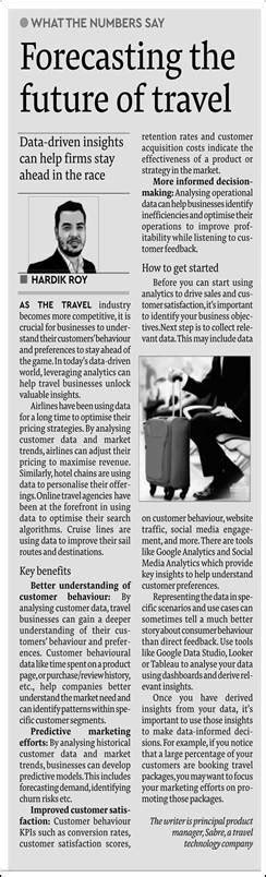 What The Numbers Say Forecasting The Future Of Travel Sabre India