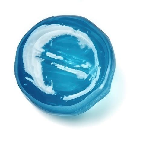 Premium Photo A Round Object With The Word Blue On It