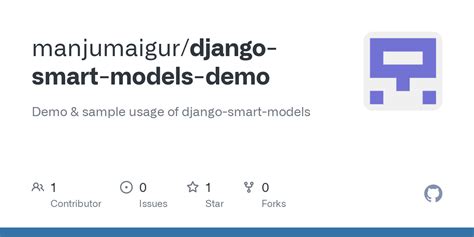 github manjumaigur django smart models demo demo and sample usage of