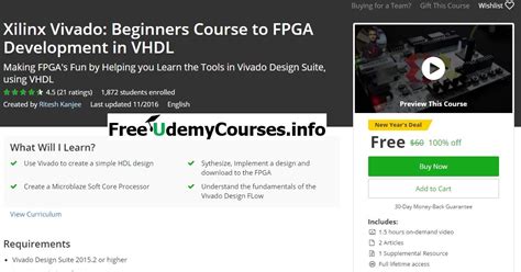 Udemy 100 Off Xilinx Vivado Beginners Course To Fpga Development