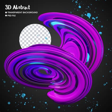 Premium Psd 3d Rendering Of Abstract Shapes