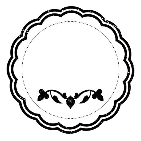 그런 지 스타일 빈티지 우표에 빈 고무 스탬프 프리미엄 벡터