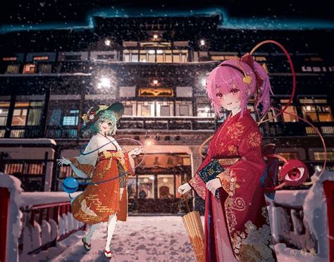 Illustrationoriginal Works东方project古明地恋古明地觉onsenyukata 竹取工坊illustration Pixivbox