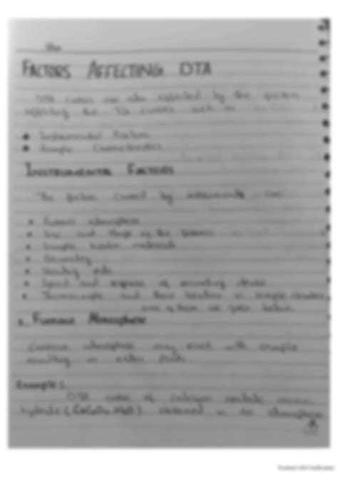 Solution Instrumentation Of Dta Limitations Of Dta Apparatus Of Dta