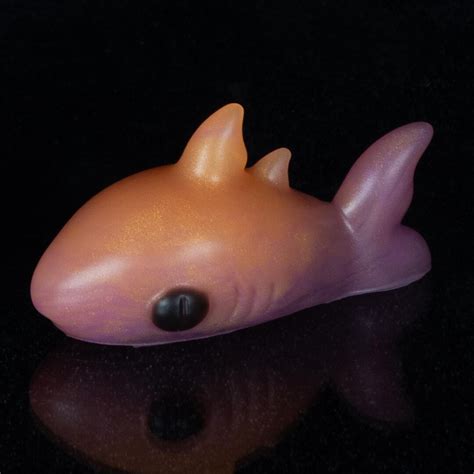 Shelby The Shark Squishy Fidget Toy Small Soft Silicone Etsy