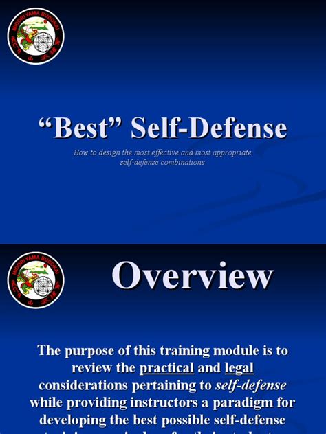 Best Self Defense Training Module Pdf Self Defense Combat Sports