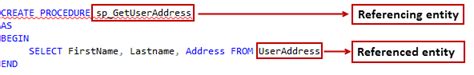 Viewing Object Dependencies In Sql Server Viewing Object Dependencies In Sql Server