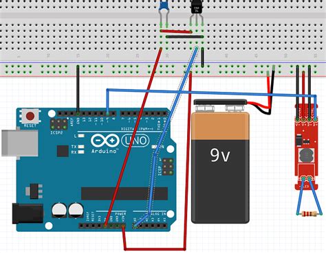 Tmp36 Vout Misbehaves When Arduino Is Powered By Vin Sensors
