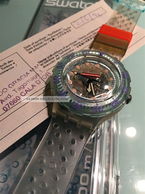 Swatch Scuba Sdk Jelly Bubbles Ovp Orginal Swatchbox Kaufstempel