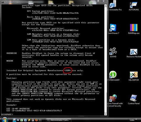Windows How Can I Restore An Oem Hidden Disk Partition Pqservice On