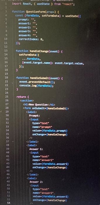 Components IS App Js App Import React Chegg