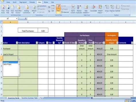 Raw Material Tracking Excel Doctemplates Riset