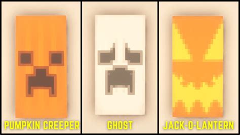 Minecraft Banners Tutorial 5 Best Banner Designs Top Halloween