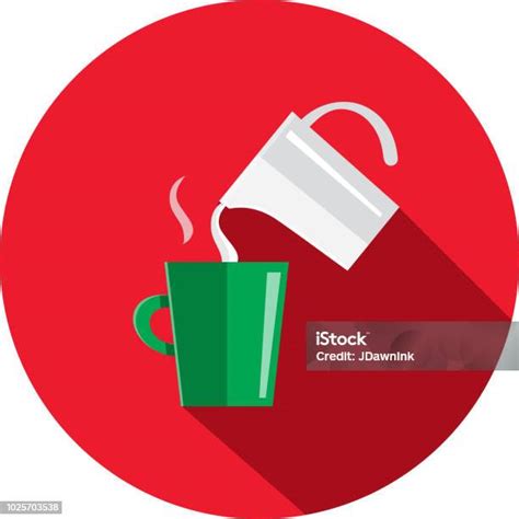 투 수 평면 디자인 테마 아이콘 그림자와 볼만 하는 우유와 커피 컵 0명에 대한 스톡 벡터 아트 및 기타 이미지 0명 기포