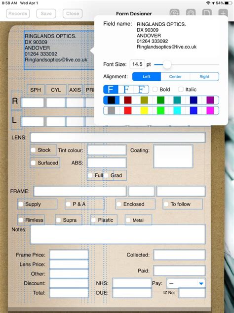 Changing The Alignment Of Text