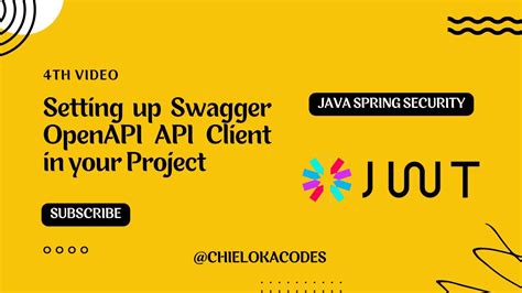 Setting Up Swagger Api Client To Test The Sign Up Login Endpoints Part