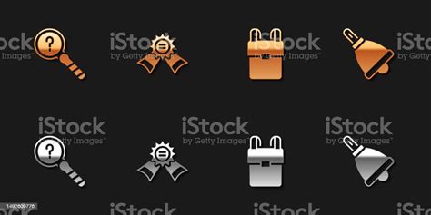 알 수 없는 검색 메달 학교 배낭 및 울리는 벨 아이콘을 설정합니다 벡터 1에 대한 스톡 벡터 아트 및 기타 이미지 1 3위 Anonymous Activist