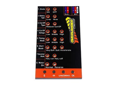Overlander Xp2 Esc Program Card Kings Lynn Model Shop