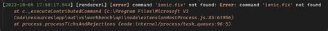 Cannot Run Any Command · Issue 59 · Ionic Teamvscode Extension · Github