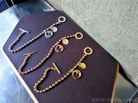 Gucci 구찌 더블g 코인 볼체인 팔찌 Gucci 종로왕