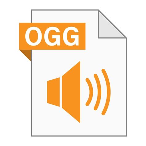 Premium Vector Modern Flat Design Of Ogg File Icon For Web