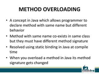 Method Overloading PPTX Programming Languages Computing