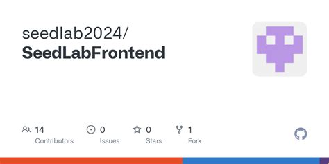 GitHub Seedlab SeedLabFrontend