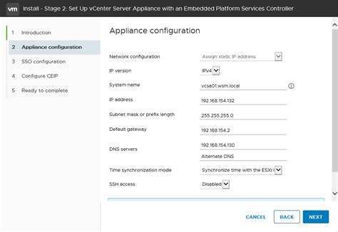 VCSA 6 7 Installation Michael Stoica