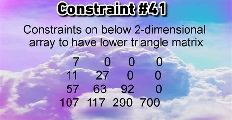 constraint 41
