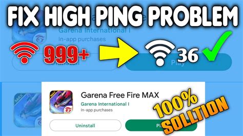 How To Fix High Ping Problem 999 Network Problem Solltion Free Fire Max🔥 Youtube