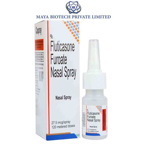 Fluticasone Furoate Nasal Spray Manufacturer In India Maya