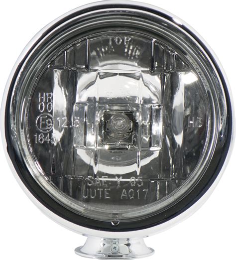 Louis Mini High Beam Headlight With Visor Chrome