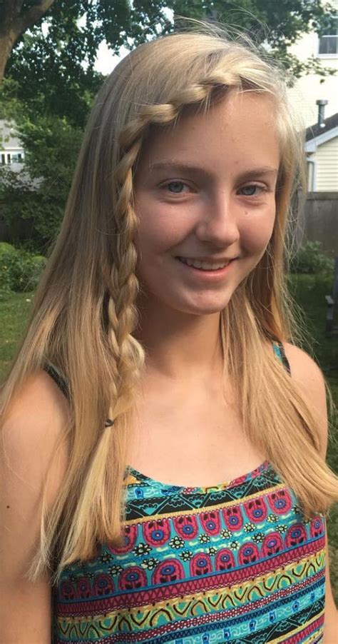 35 Cute And Cool Hairstyles For Teenage Girl Lace Braid Hair Down