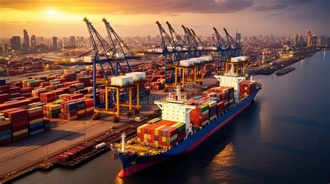 Modern System Transportation And Logistic Import Export Generative Ai