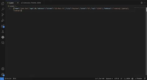 vscode 快捷键 一键JSON格式化 prettify json CSDN博客