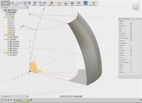 Solved How To Do 3d Intersection Curve Like In Inventor Autodesk