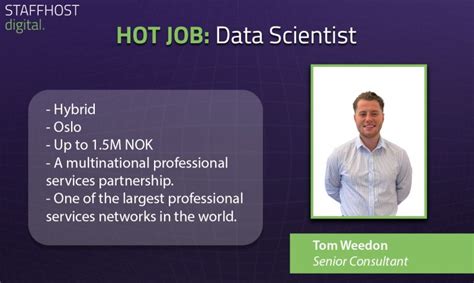 Staffhost Digital On Linkedin Hiringnow Hotjob Datascientist Datascience Recruitment Oslo