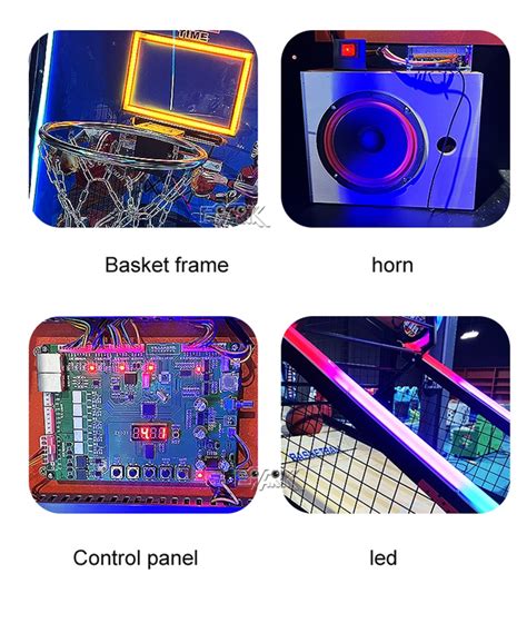 Coin Operated Street Basketball Arcade Game Machine Crazy Nba