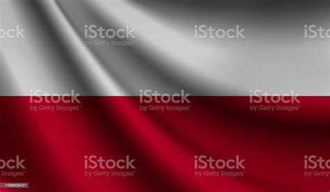 폴란드 국기 흔들기 애국심과 국가 디자인을위한 배경 벡터 일러스트 레이 션 0명에 대한 스톡 벡터 아트 및 기타 이미지 0명 3차원 형태 곡선 Istock