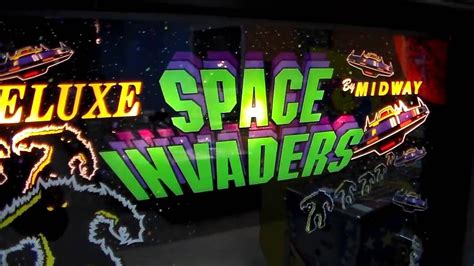 Space Invaders Deluxe Arcade Game Cool Dedicated Original 1980 Classic Youtube