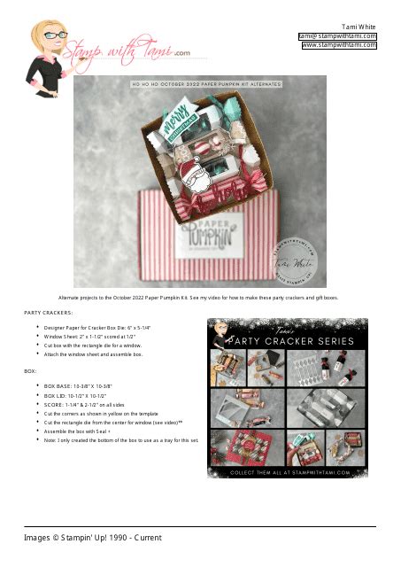 Party Cracker Box Template Download Printable Pdf Templateroller