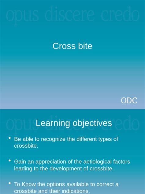 6 Cross Bite Orthodontics 3 Pdf Dentistry Branches Dental Anatomy
