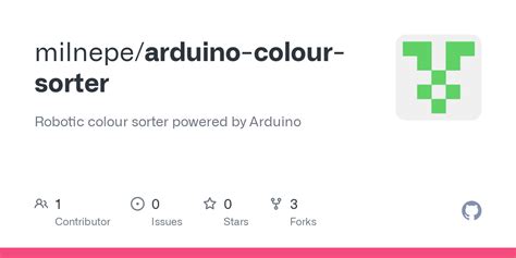GitHub Milnepe Arduino Colour Sorter Robotic Colour Sorter Powered By Arduino