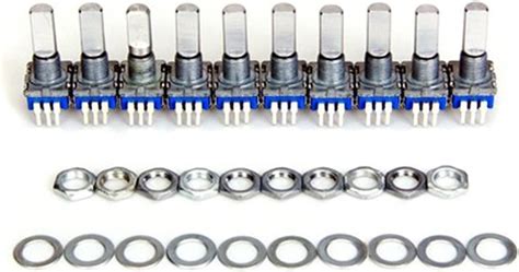 Festas Rotary Encoder 10pcs 12mm Switch Rotary Encoder With Key Switch Industrial