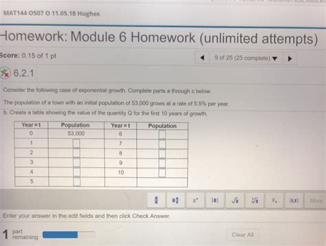 Solved Mat144 O507 0 110518 Hughes Homework Module 6
